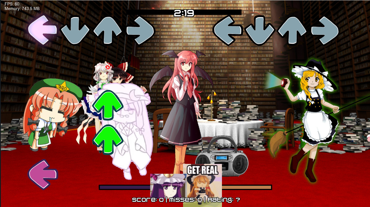 Library Funk' VS Patchousi TOUHOU Mod for Friday Night Funkin' | FNF Mods