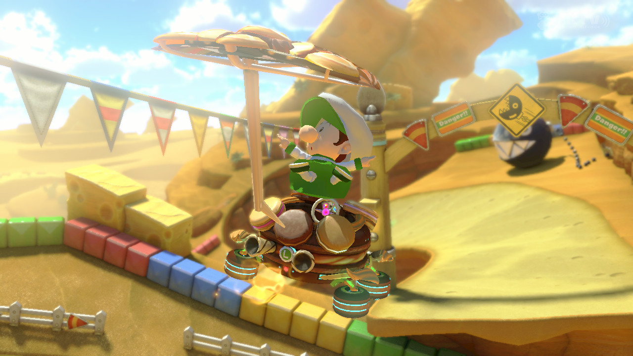 Baby Luigi (Chef) + Macharon & Choco Macharon [Mario Kart 8] [Mods]