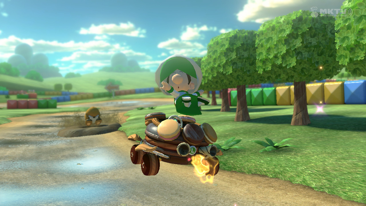 Baby Luigi (Chef) + Macharon & Choco Macharon [Mario Kart 8] [Mods]