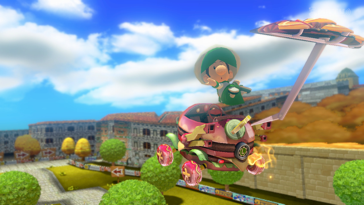 Baby Luigi (Chef) + Macharon & Choco Macharon [Mario Kart 8] [Mods]