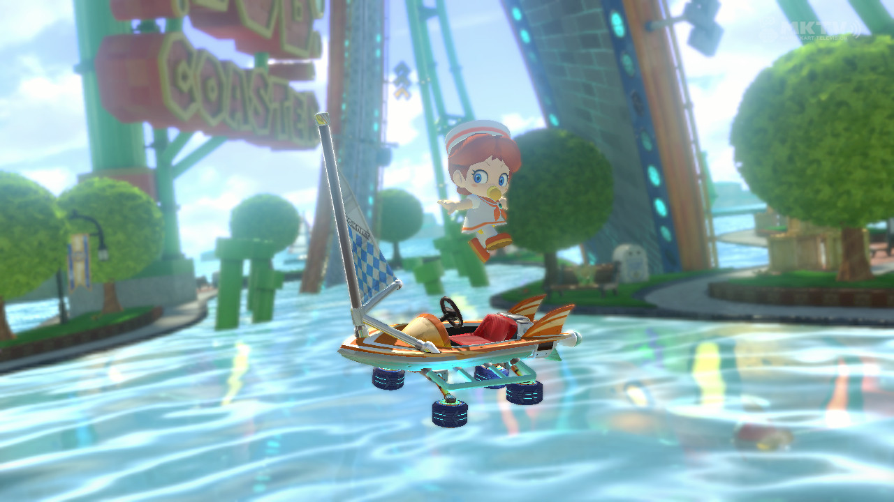 Baby Daisy (Sailor) + Surf Sailer [Mario Kart 8] [Mods]