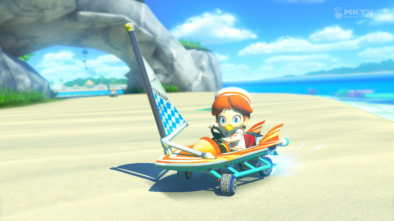 Baby Daisy (Sailor) + Surf Sailer [Mario Kart 8] [Mods]