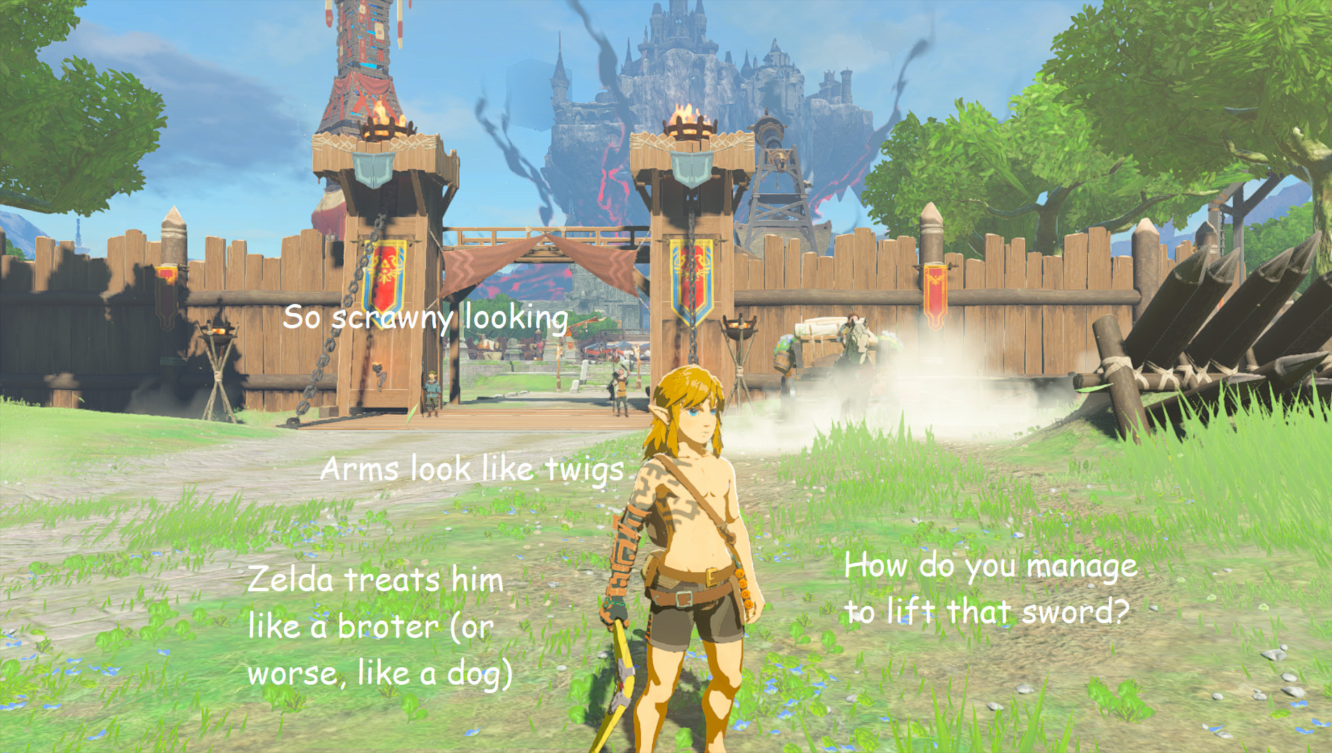 Warrior Physique Link Mod for The Legend of Zelda: Tears of the Kingdom ...