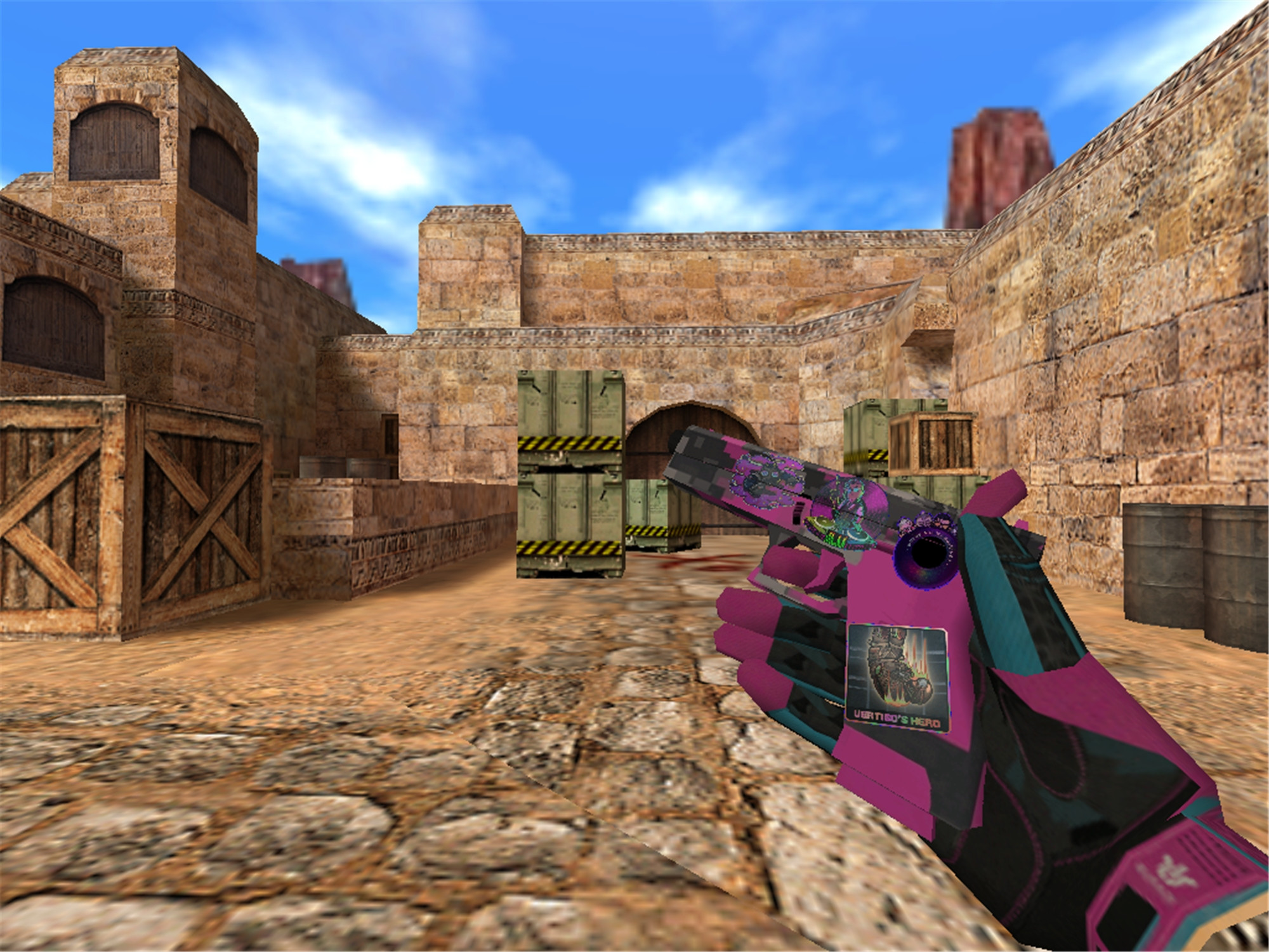 Default Glock-18 | Pink DDPAT ++HD Stickers Mod for Counter-Strike 1.6 ...