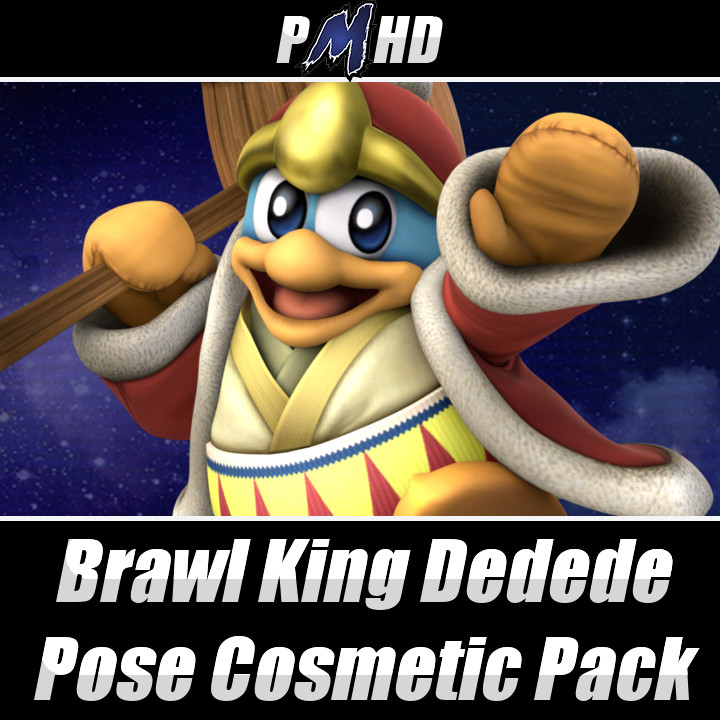 Brawl King Dedede Pose Cosmetic Pack Mod for Super Smash Bros. Brawl | Brawl Mods
