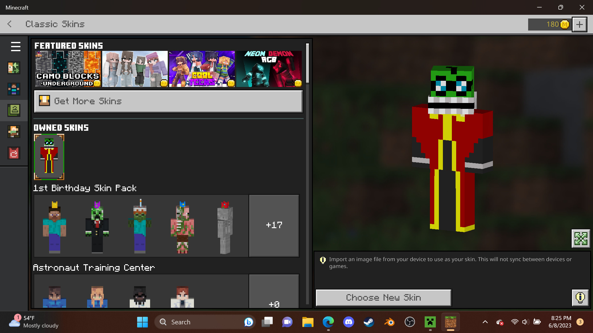 CaptainT's Skindex Mod for Minecraft: Bedrock Edition | MC:BE Mods