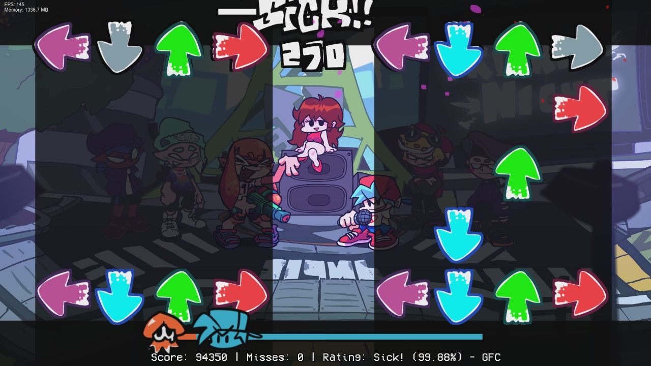 Booyah mania chart (Splatoon one shot mod) Mod for Friday Night Funkin ...