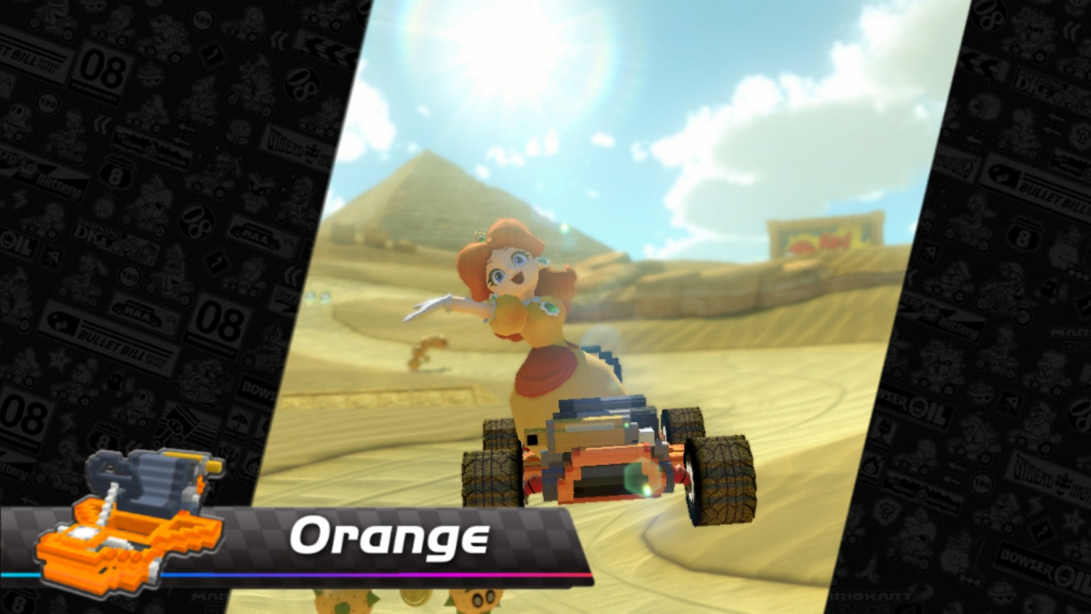 [Pack] 8-Bit Pipe Frame + 8-Bit Standard Mod for Mario Kart 8 | MK8 Mods