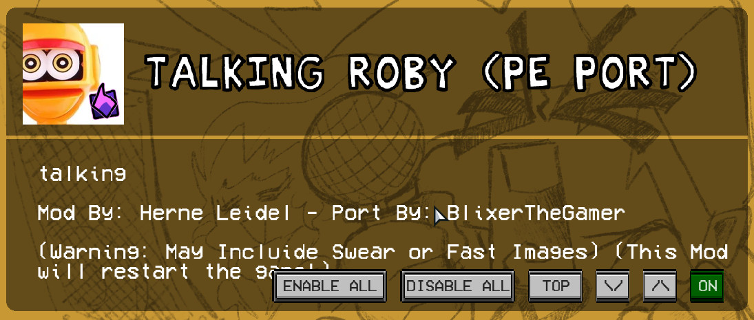 FNF Talking Roby (Psych Engine Port) Mod for Friday Night Funkin' | FNF ...