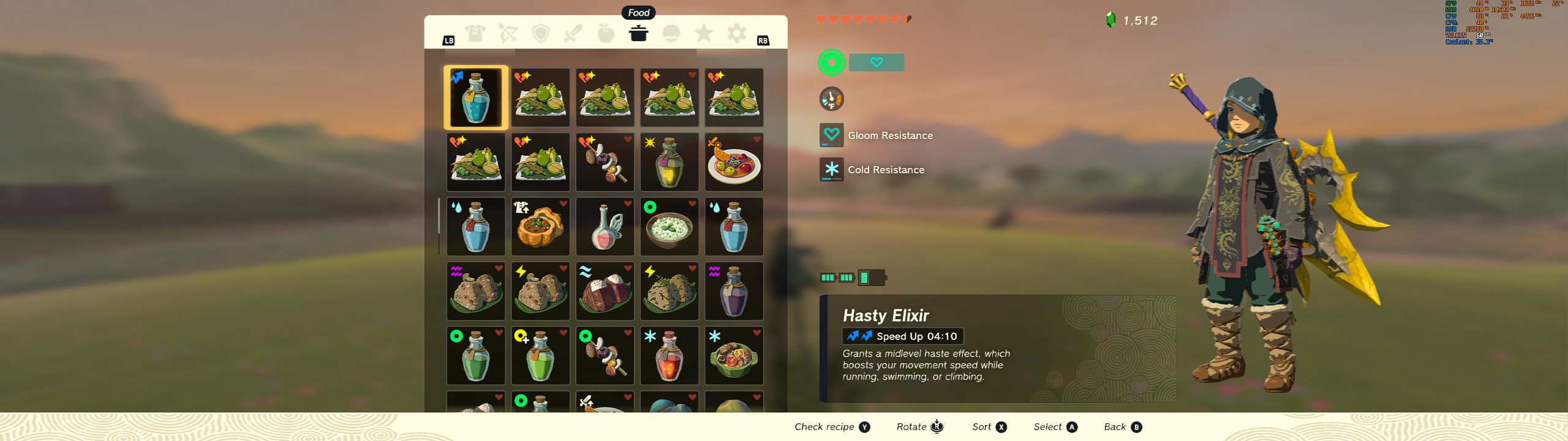 32'9 V2/HUD Fix V7 + Controller UI (Xbox&PS) Mod for The Legend of ...