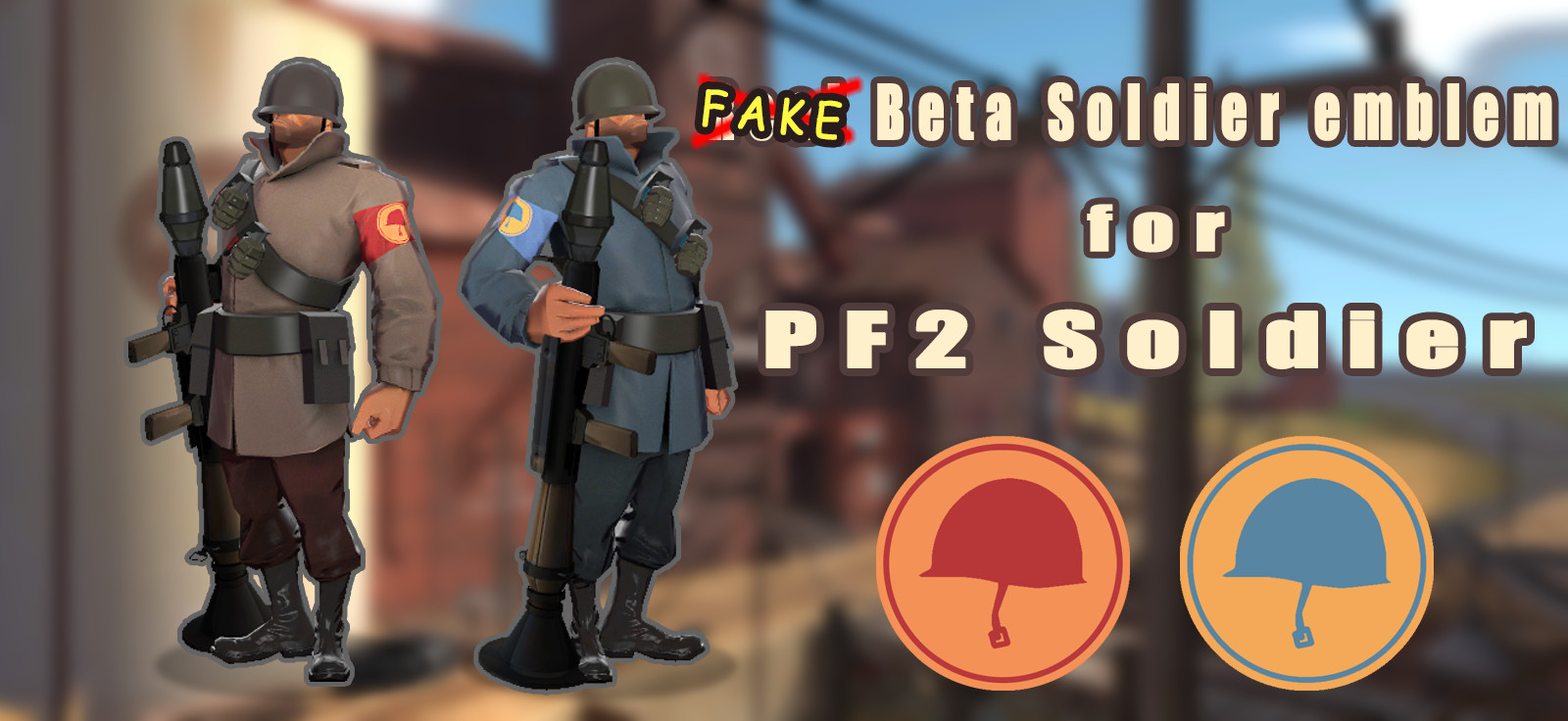 Fake Beta Soldier Emblem Mod for Pre-Fortress 2 | PF2 Mods