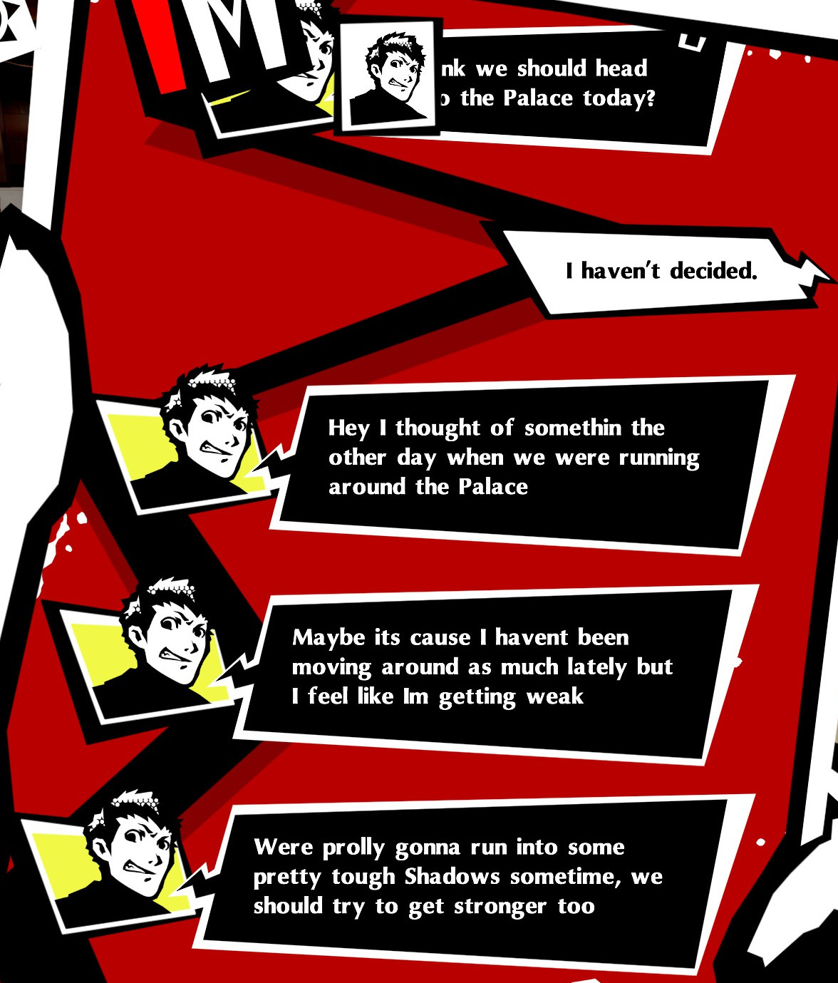 More Natural Text Messages Mod for Persona 5 Royal (PC) | P5R (PC) Mods