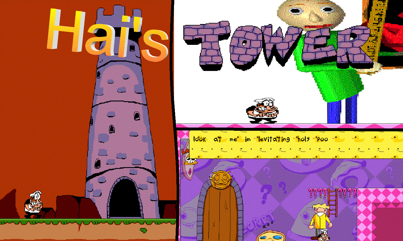 Hai's Funny Tower Of Custom Levels (poopoo tower) [Pizza Tower] [Mods]
