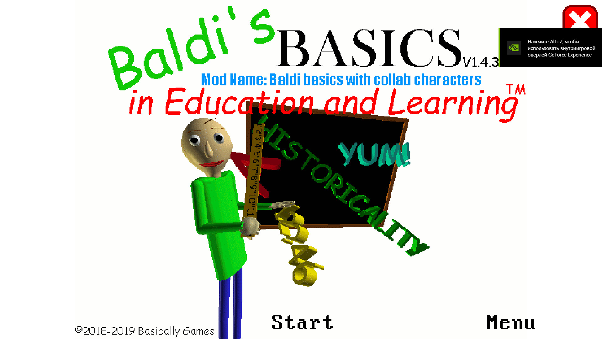 Baldi's Basics with Collab Characters Mod for Baldi's Basics | Baldi Mods