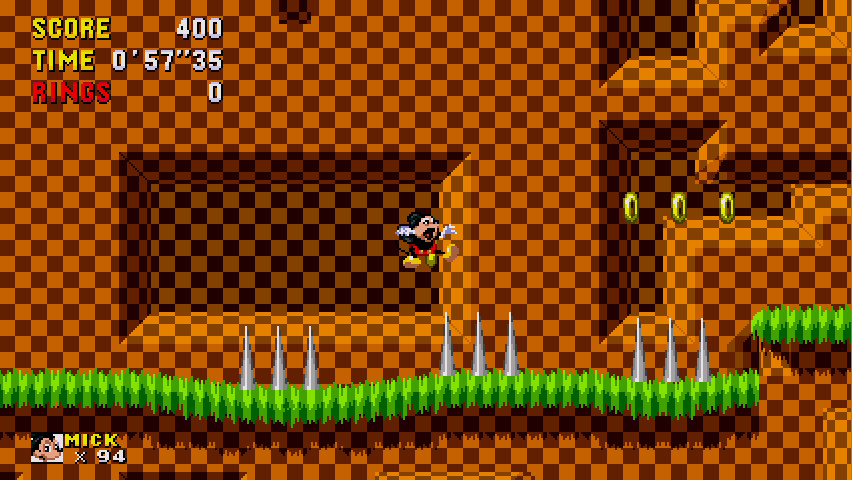 Mickey the Mouse Forever Mod for Sonic the Hedgehog Forever | S1F Mods
