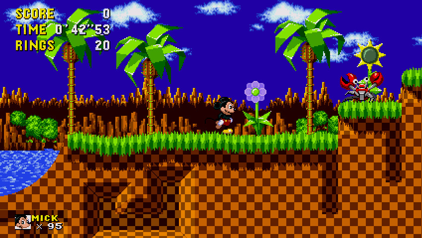 Mickey the Mouse Forever Mod for Sonic the Hedgehog Forever | S1F Mods