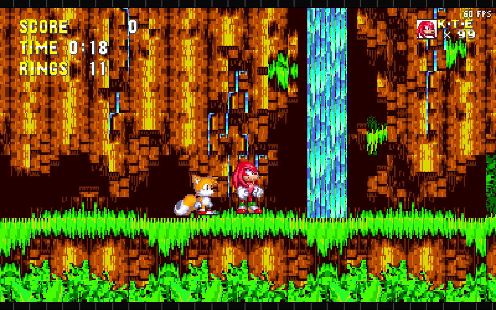 Knuckles Over sonic Mod for Sonic 3 A.I.R. | S3AIR Mods