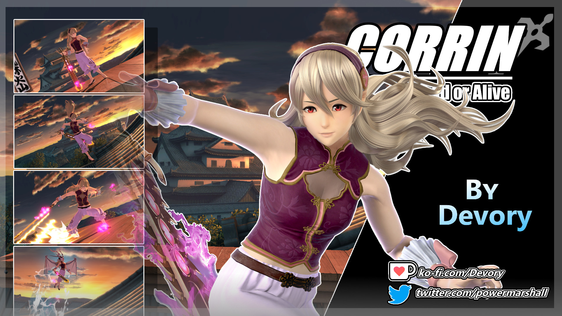Dead or Alive Corrin Mod for Super Smash Bros. Ultimate | SSBU Mods