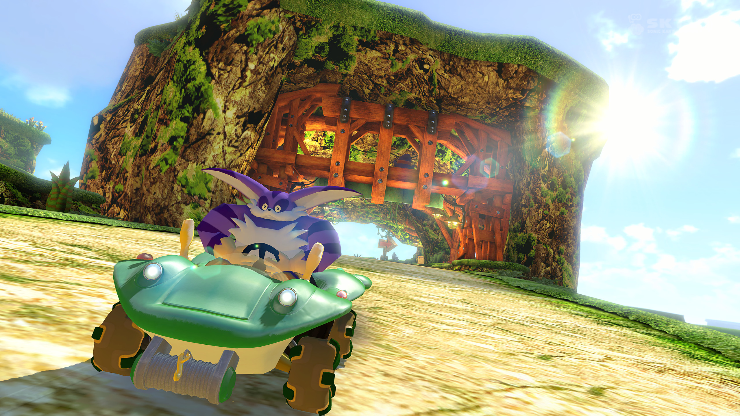 Frog Cruiser from TSR Mod for Mario Kart 8 | MK8 Mods