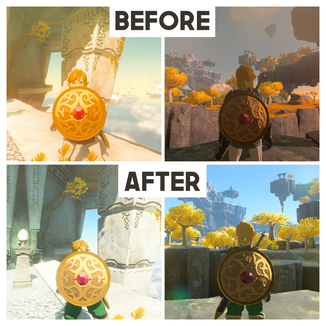 Just Big Shields Mod for The Legend of Zelda: Tears of the Kingdom ...