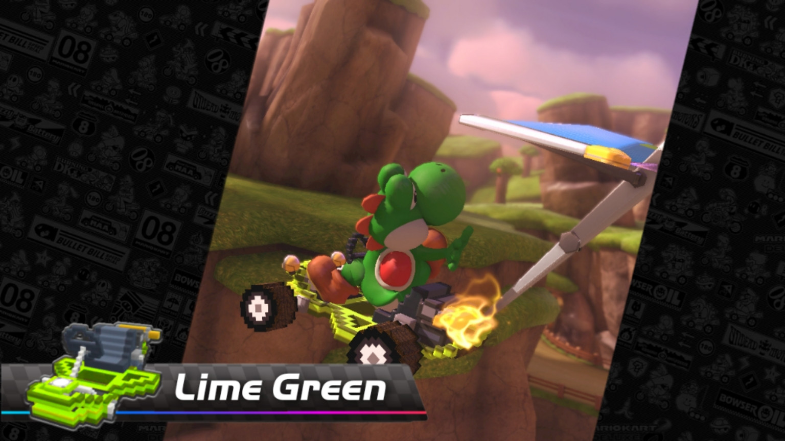 [Pack] 8-Bit Pipe Frame + 8-Bit Standard Mod for Mario Kart 8 Deluxe ...