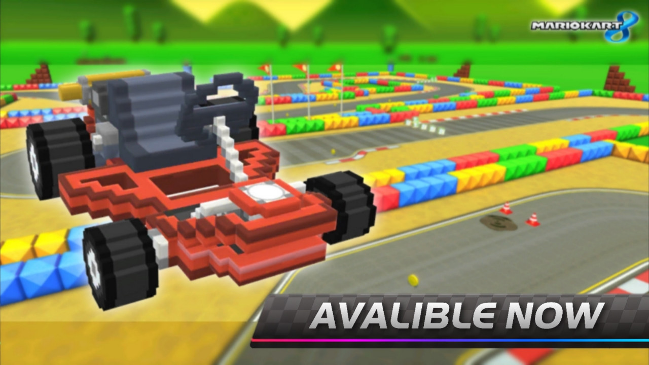 [Pack] 8-Bit Pipe Frame + 8-Bit Standard [Mario Kart 8] [Mods]