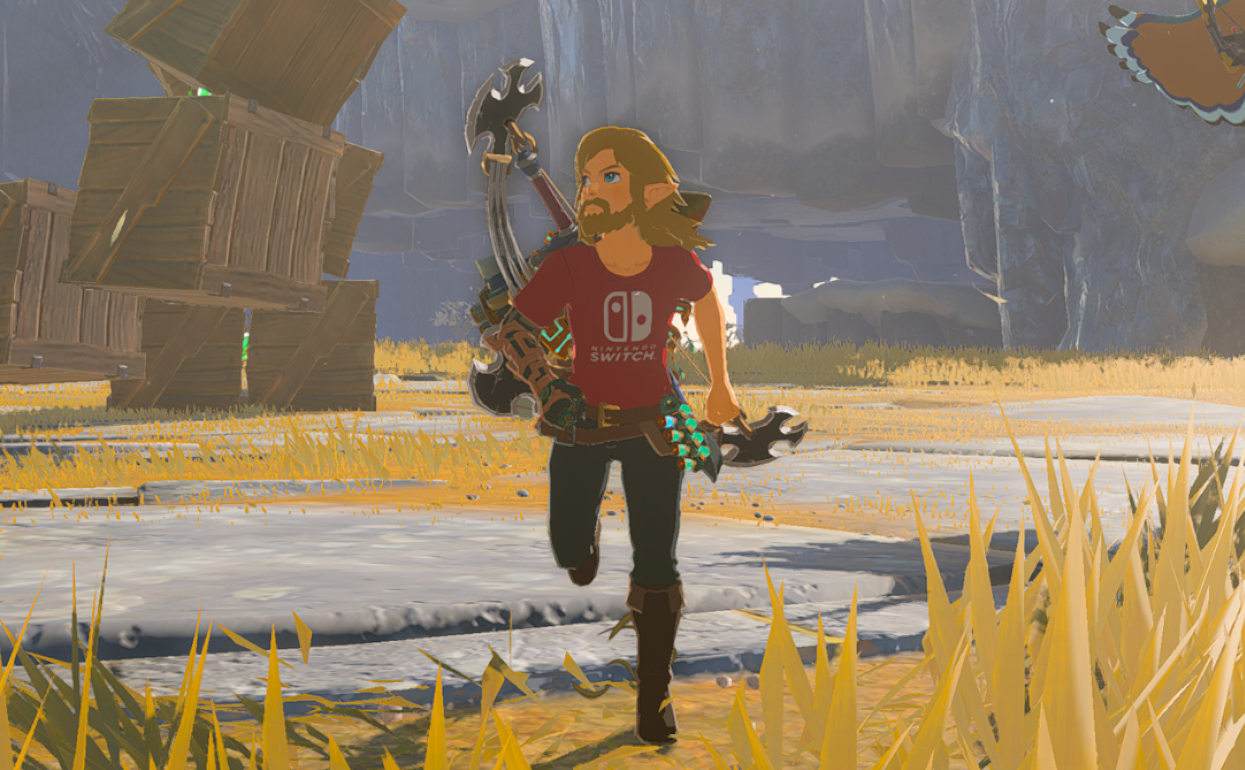 Link Beard Mod for The Legend of Zelda: Tears of the Kingdom | TOTK Mods