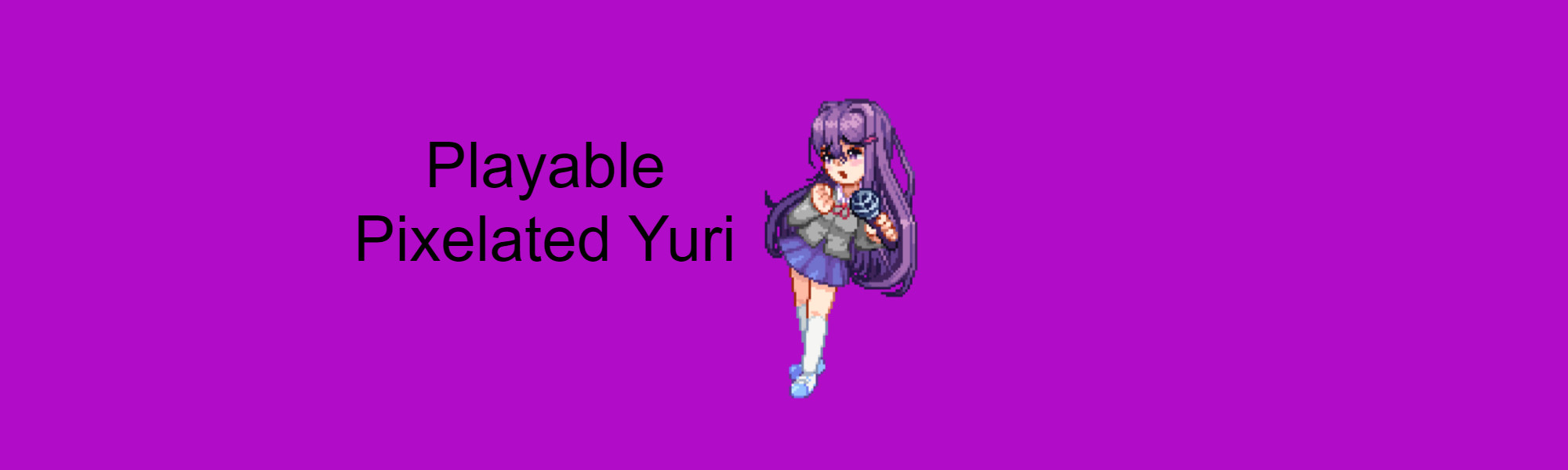 Pixelated Yuri over Pixel Bf Mod for Friday Night Funkin' | FNF Mods