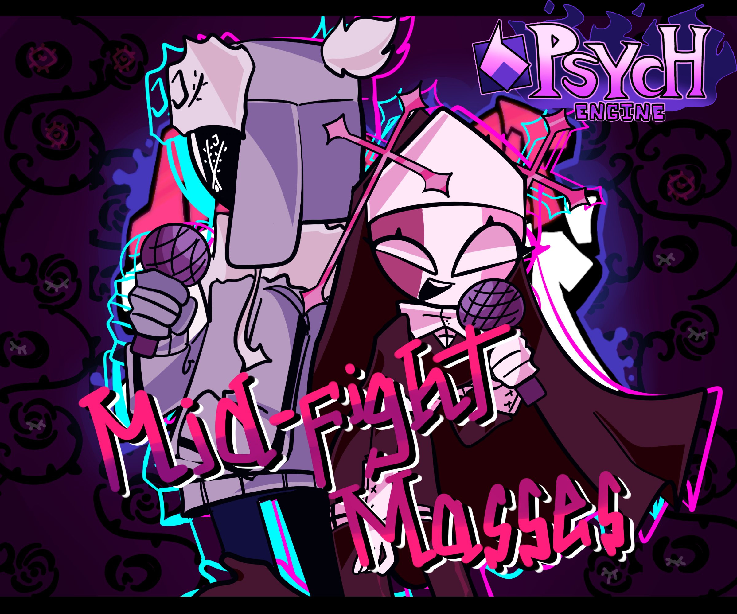 Sarvente's Mid-Fight Masses (DDZ Remake) Mod for Friday Night Funkin ...