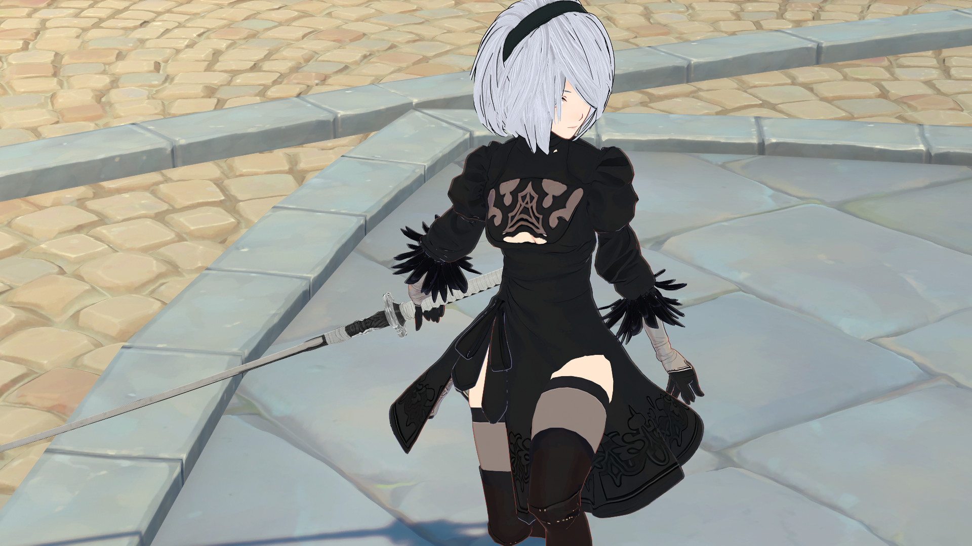 [Eula]Yorha Type 2B v2 Mod for Genshin Impact | GI Mods