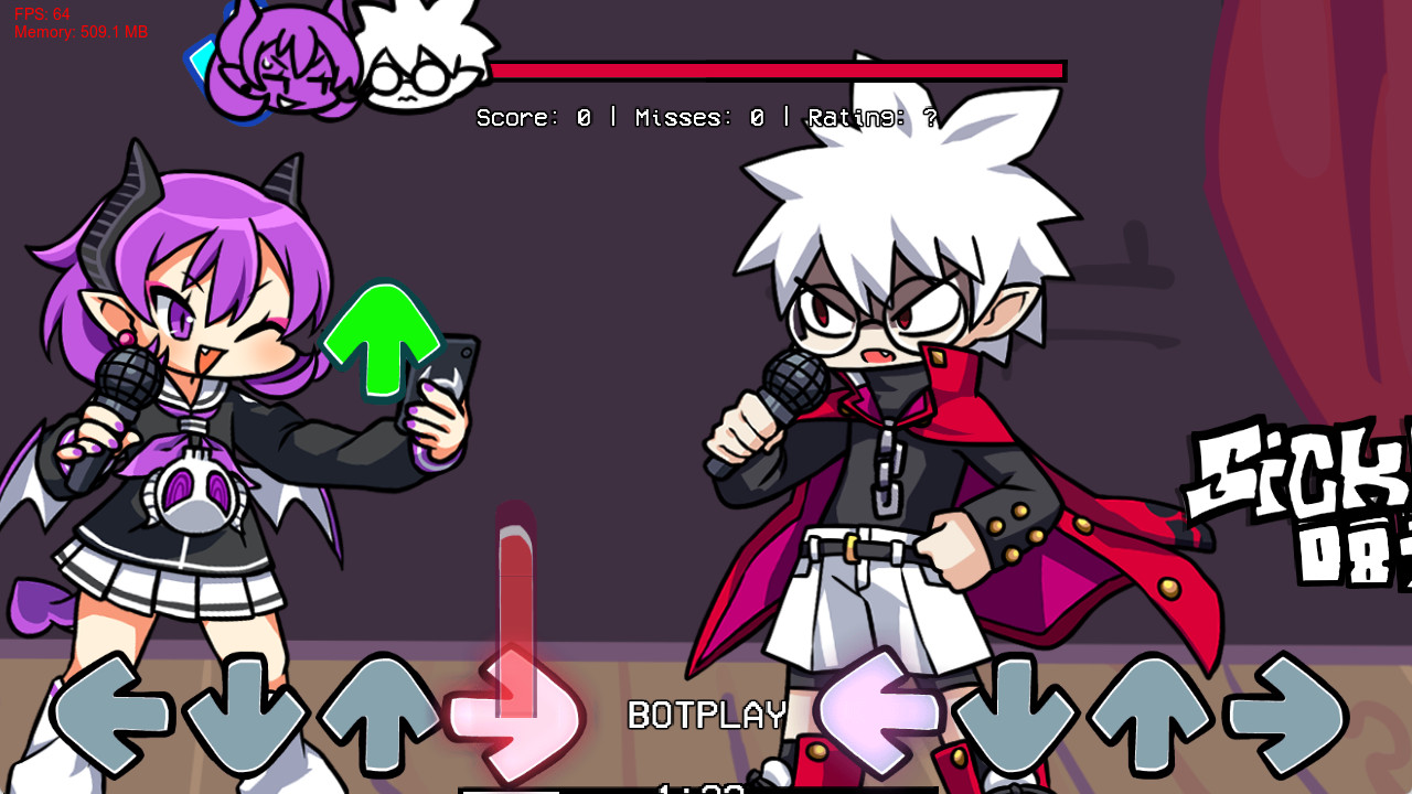 Mao and Raspberyl XENO skin packs Mod for Friday Night Funkin' | FNF Mods