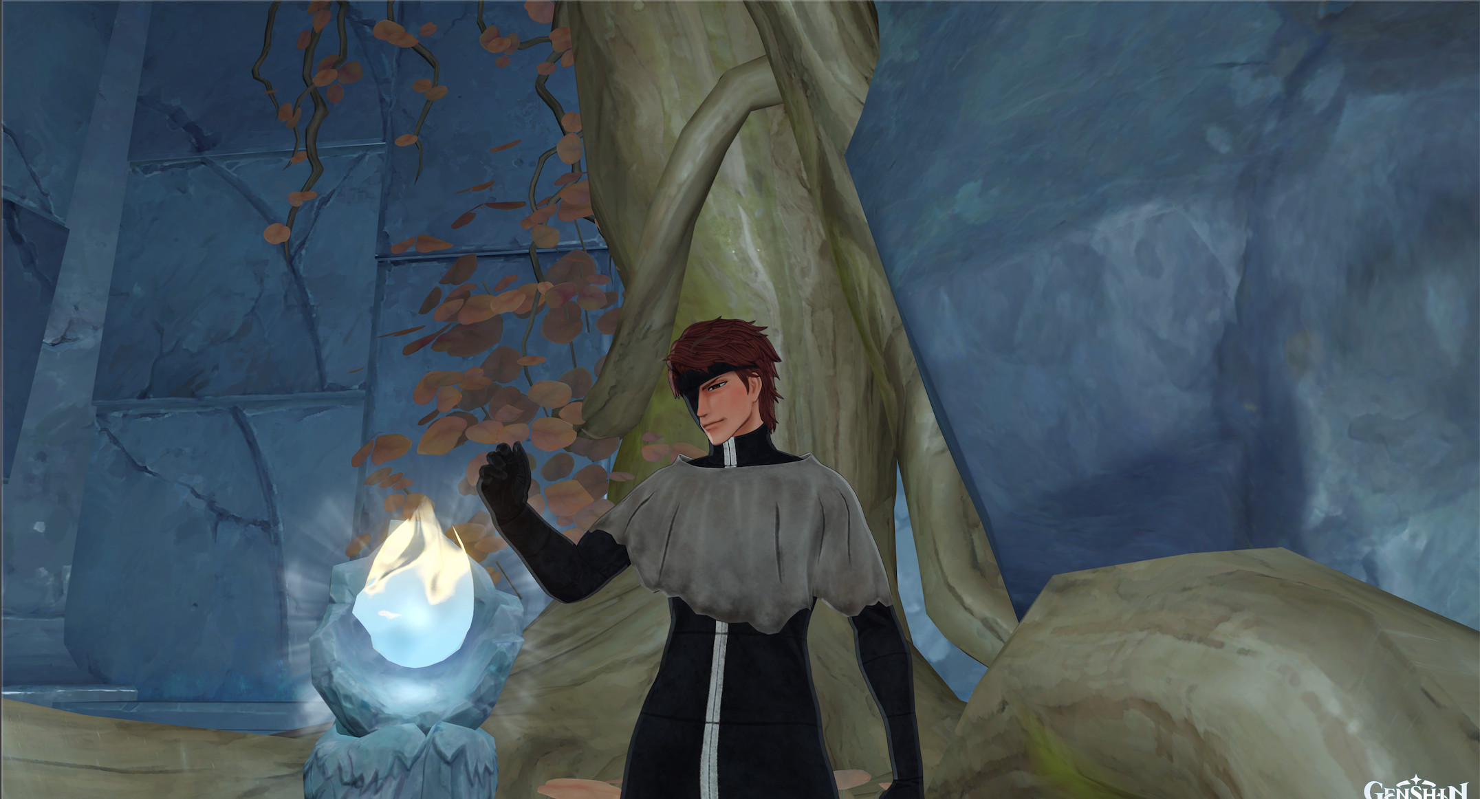 Aizen Over Xiao Skins [3rd Form Hogyoku & TYBW] Mod for Genshin Impact ...