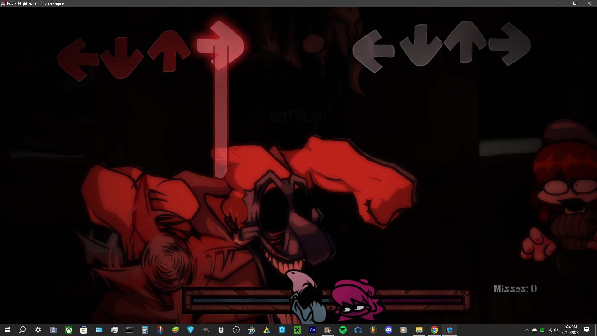 Massacre V3 Remastered [My Version] Mod for Friday Night Funkin' | FNF Mods