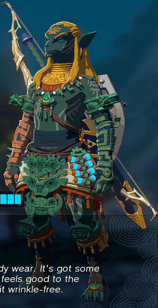 Improved Ancient hero's aspect armor Mod for The Legend of Zelda: Tears of the Kingdom | TOTK Mods