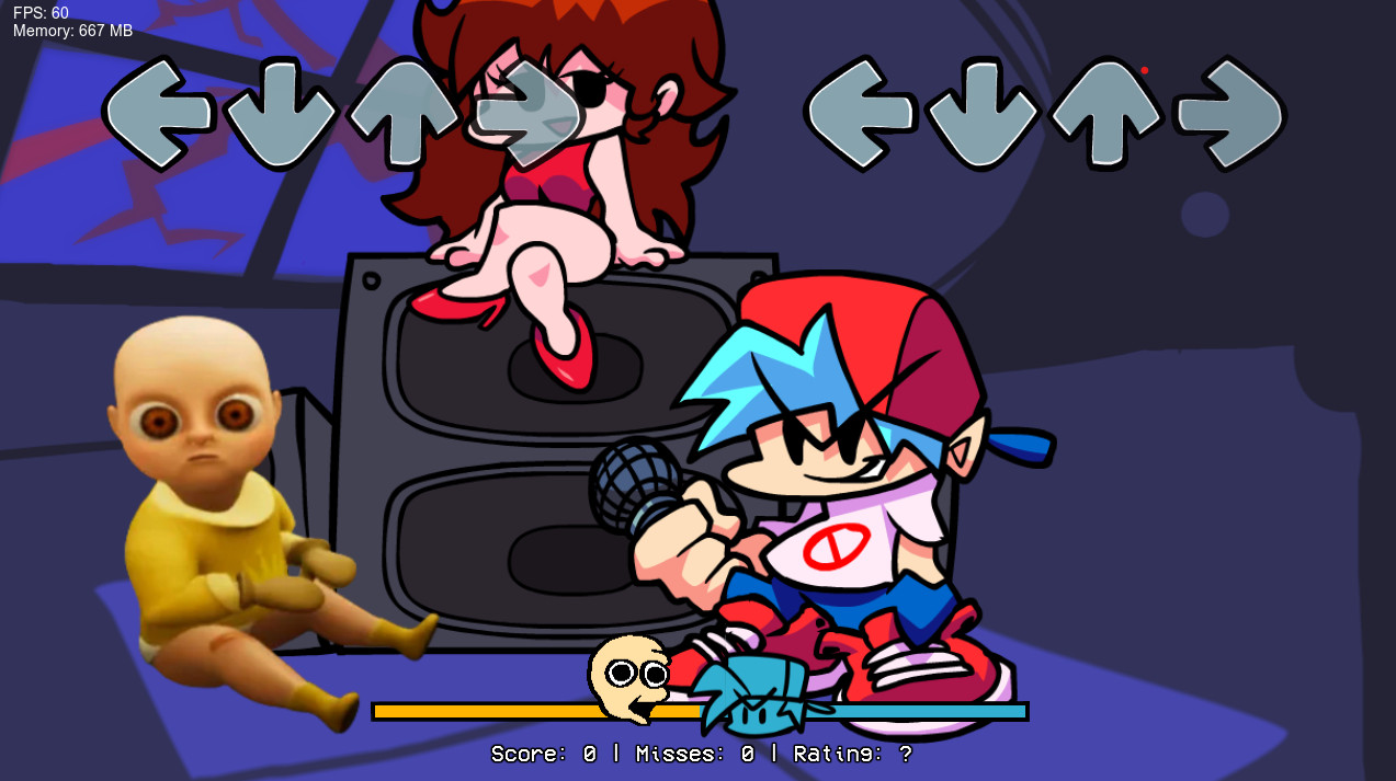 FNF vs Baby in yellow [high effort] Mod for Friday Night Funkin' | FNF Mods