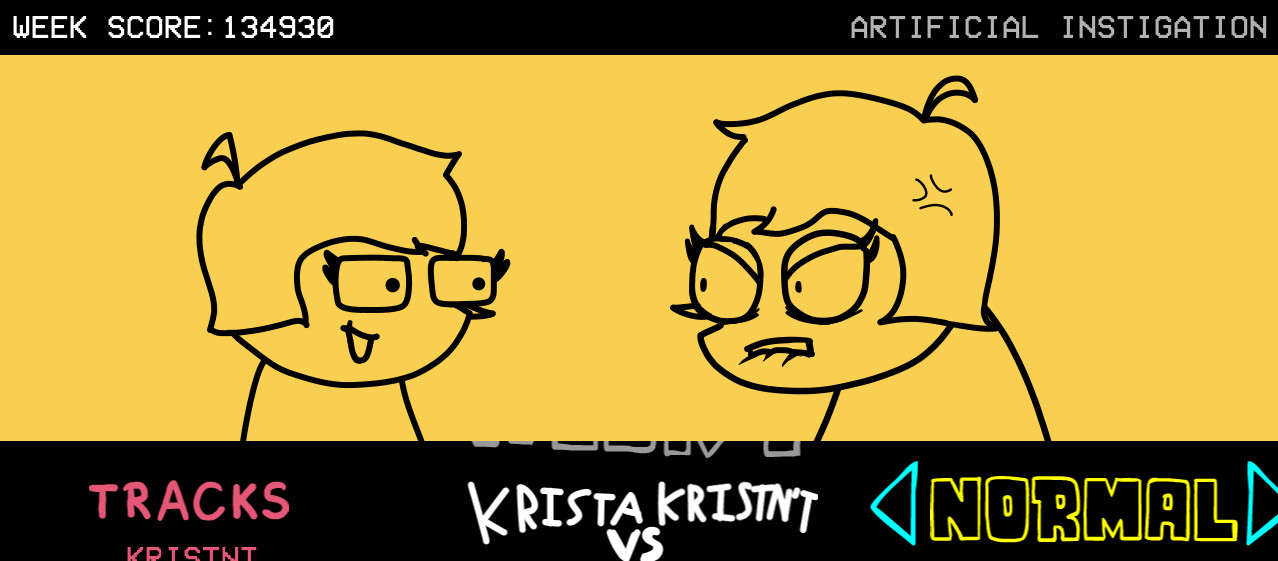 Artificial Instigation V2! (Krista vs. Kristn't) Mod for Friday Night ...
