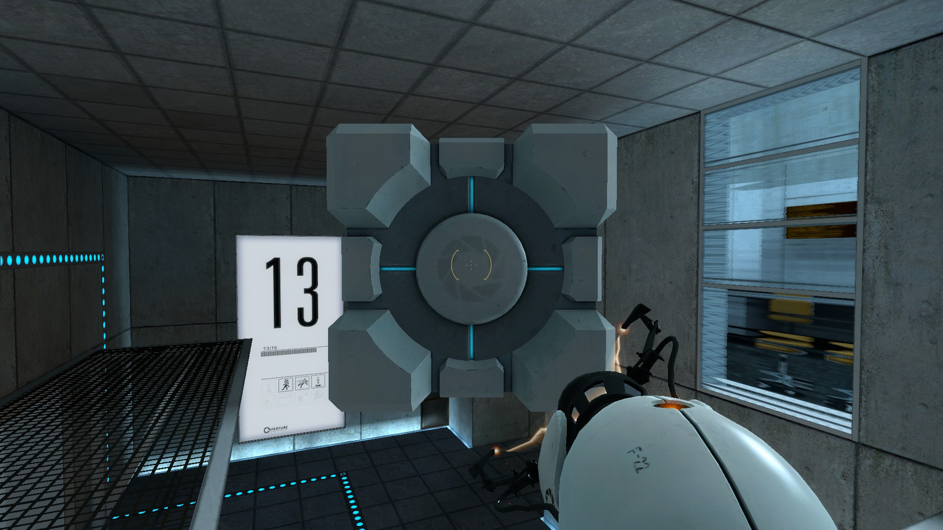"F-22" label Portal gun with beta animations Mod for Portal | PRTL Mods