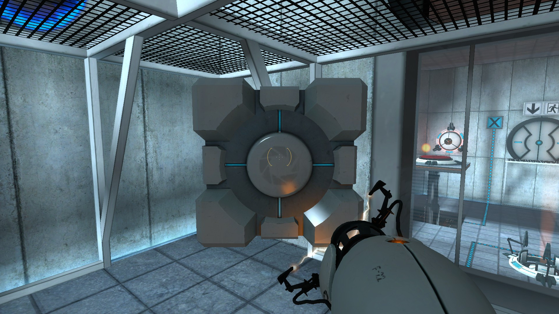 "F-22" label Portal gun with beta animations Mod for Portal | PRTL Mods
