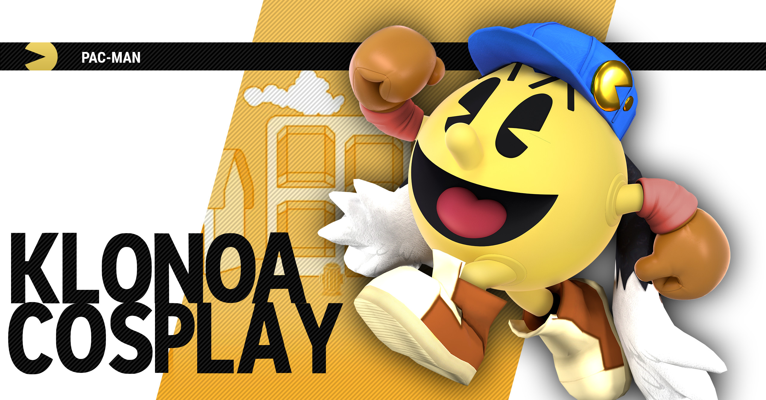 Pac-Man - Klonoa Cosplay Mod for Super Smash Bros. Ultimate | SSBU Mods