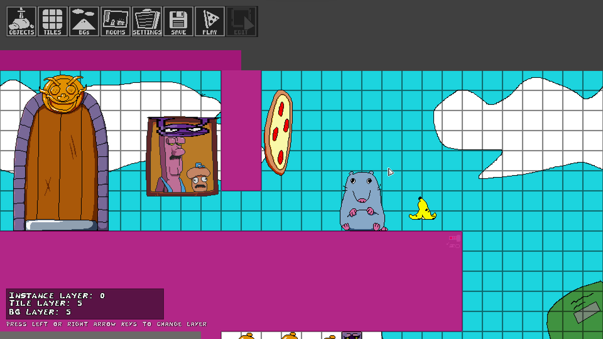 NEW OBJECT SPAWNER!!1!! Mod for Pizza Tower | PT Mods