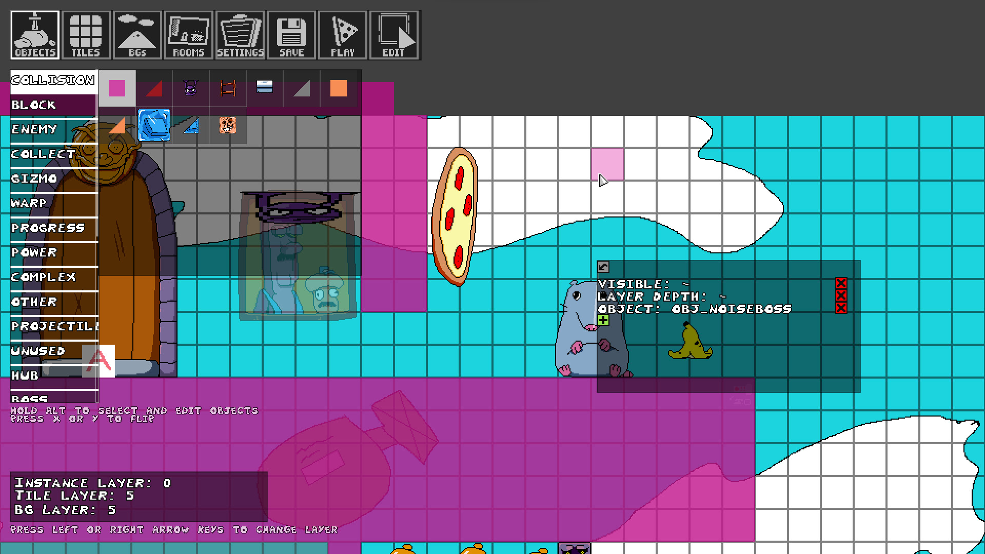 NEW OBJECT SPAWNER!!1!! Mod for Pizza Tower | PT Mods