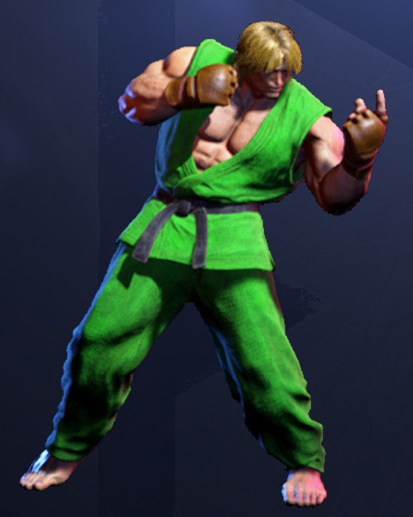 Ken Third Strike Green Mod for Street Fighter 6 | SF6 Mods