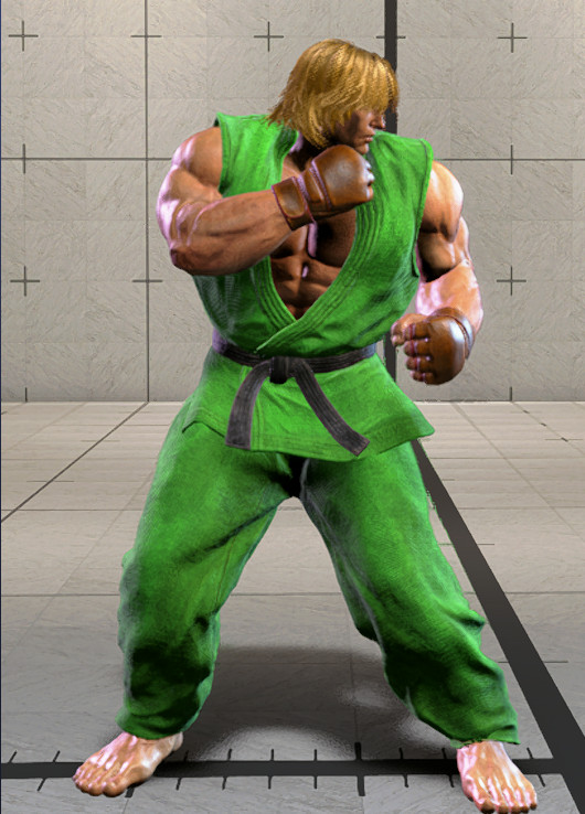 Ken Third Strike Green Mod for Street Fighter 6 | SF6 Mods