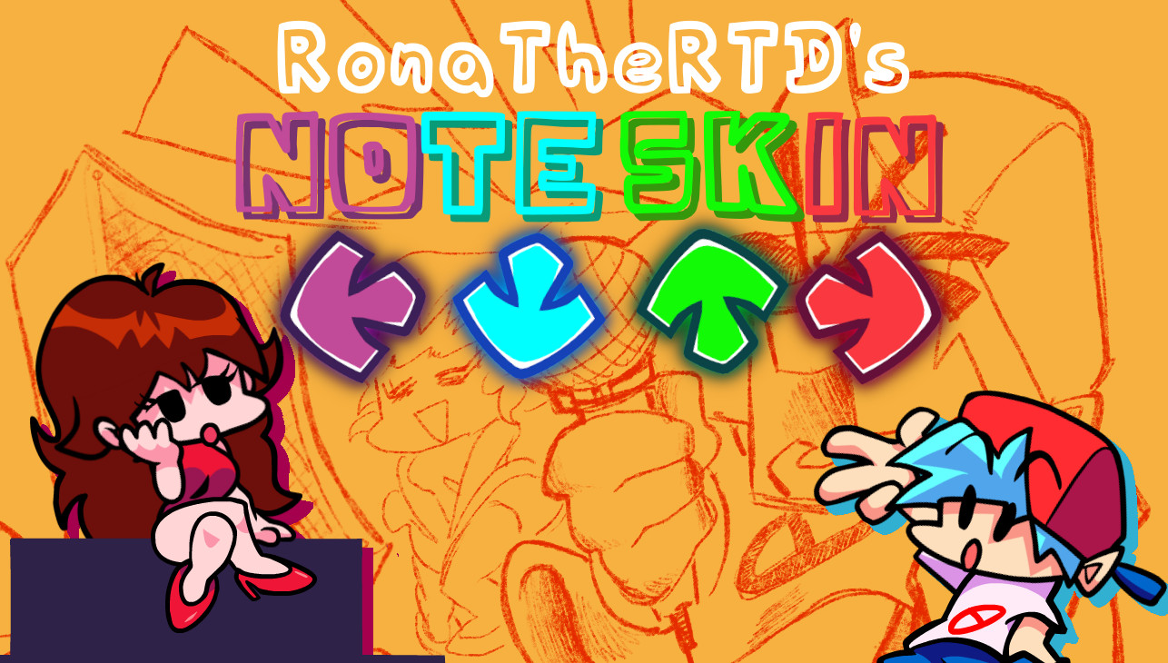 RonaTheRTD's Funkin' Noteskin Mod for Friday Night Funkin' | FNF Mods