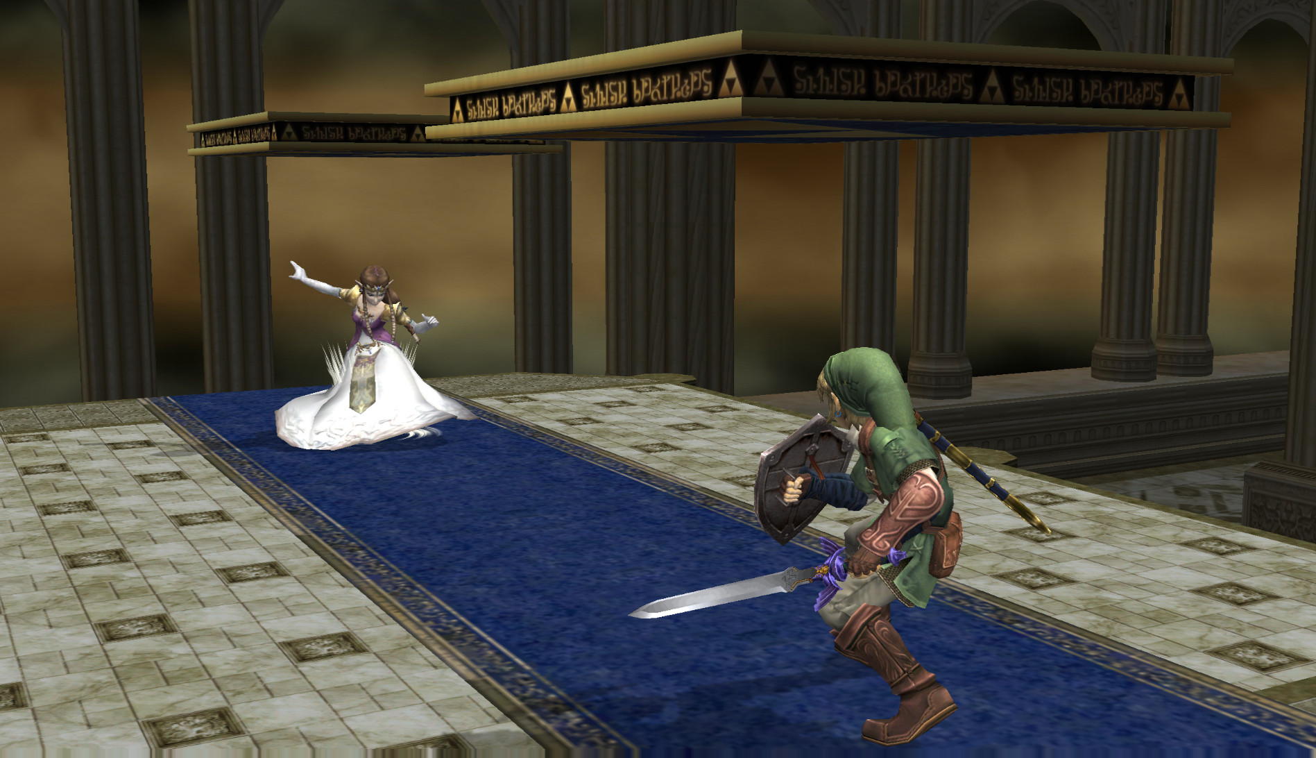 Hyrule Castle Throne (P+ TOT 1:1) Mod for Super Smash Bros. Brawl ...