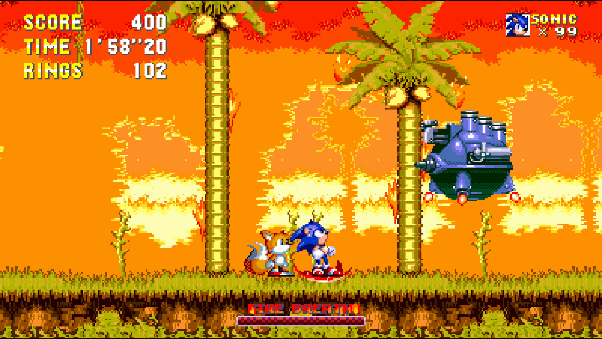Boss Style Bossbars Mania Mod for Sonic 3 A.I.R. | S3AIR Mods