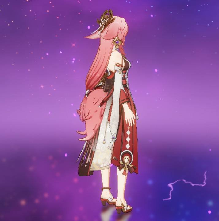 Yae Miko Moving Tail (Animation Mod) Mod for Genshin Impact | GI Mods