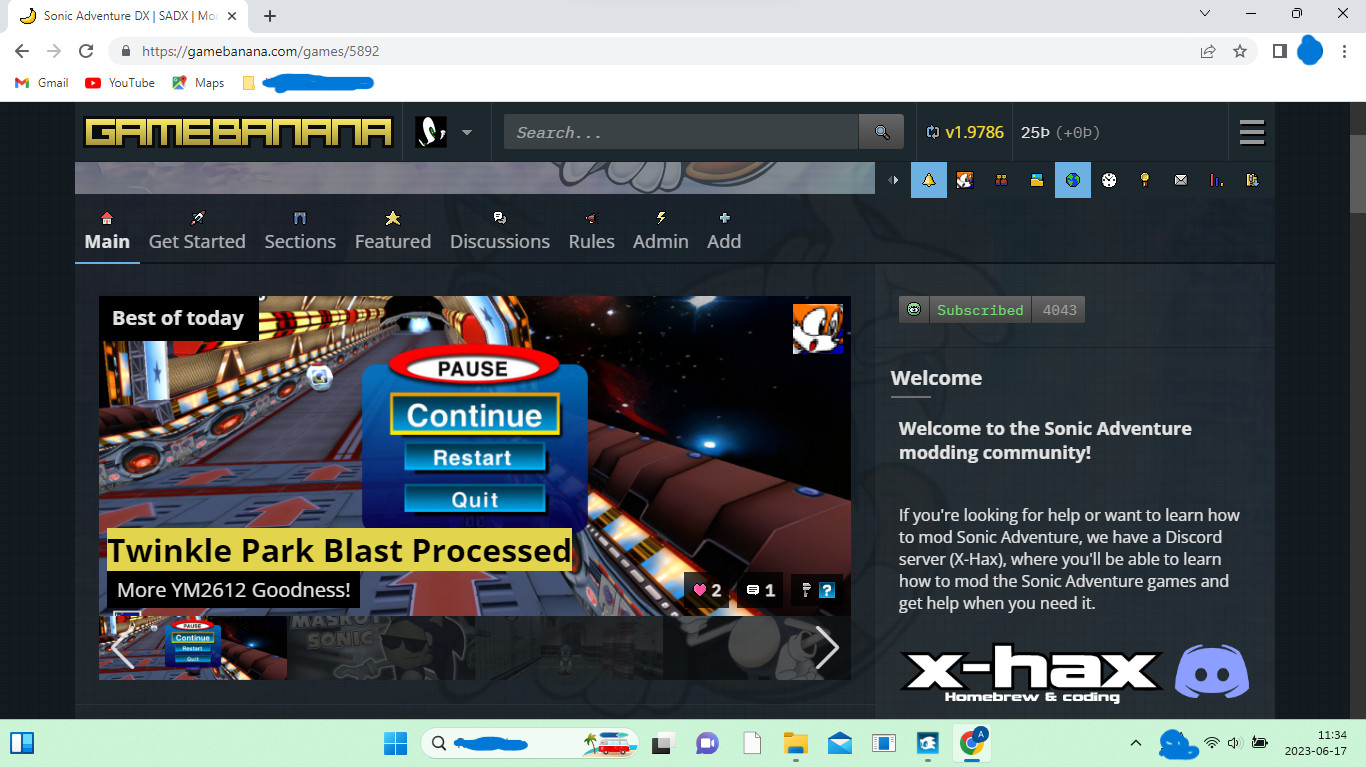 Twinkle Park Blast Processed Mod for Sonic Adventure DX | SADX Mods