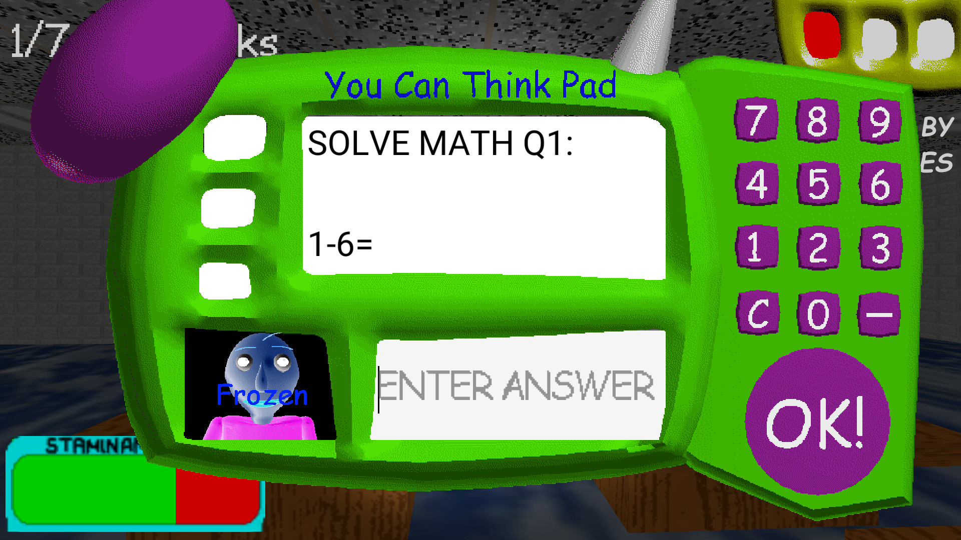 Bendy in Baldi's School Mod for Baldi's Basics | Baldi Mods