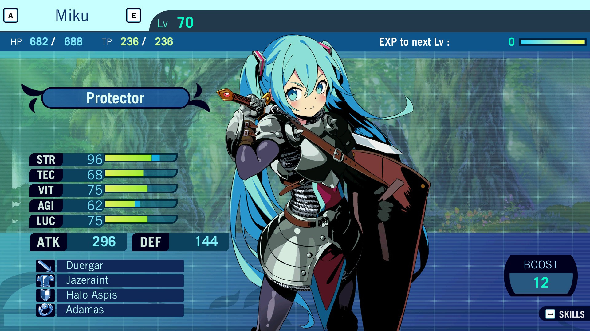 Hatsune Miku in EO Mod for Etrian Odyssey HD | EOHD Mods